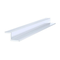 Aluminum Z Bar - .428" x .21" x .697 x .065" Wall | Eagle Mouldings