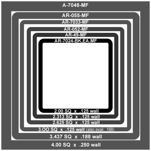 Telescoping Aluminum Tubing Eagle Mouldings
