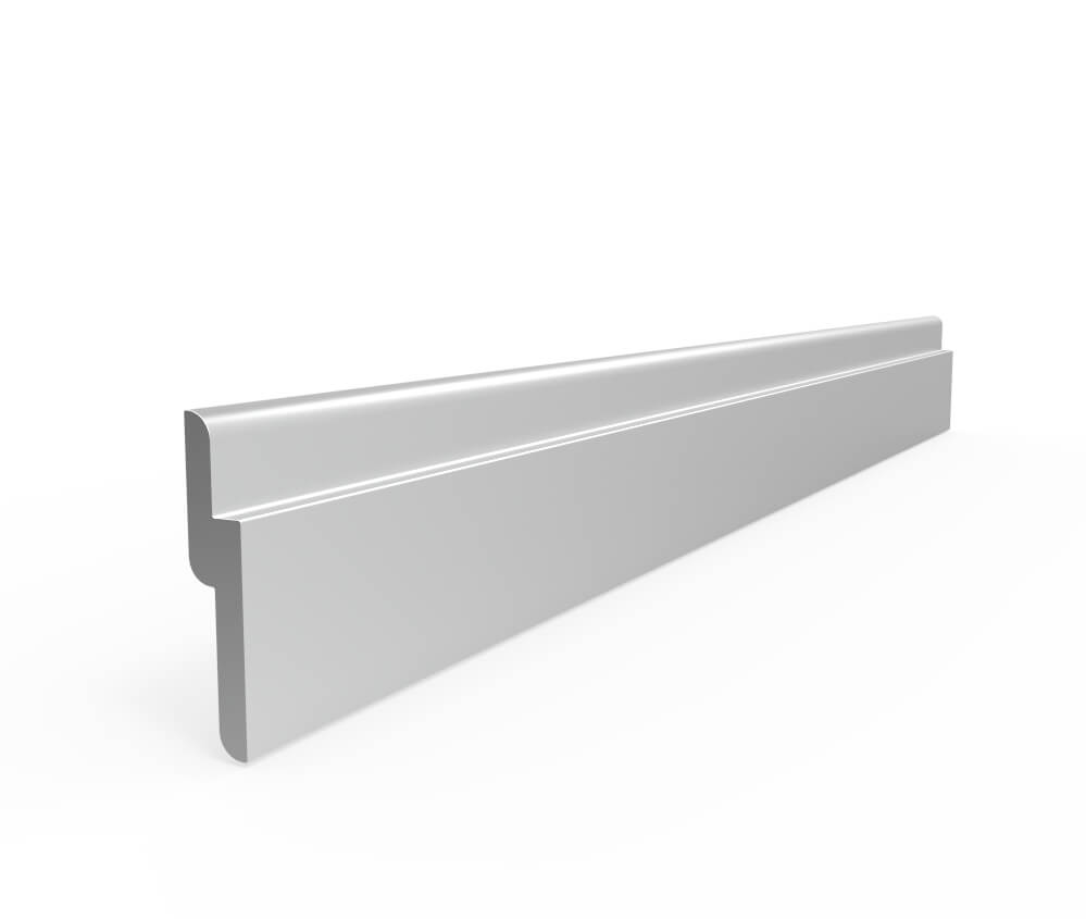 Aluminum Z Clip - Smooth - 1-1/4" Tall x .240 Stand Off x 3/8" Lift Off ...