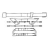 5 Piece Interchangeable Cutter Head Assembly