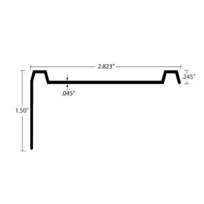 Aluminum Side Rails for Trailer - 2.83" Top Rail
