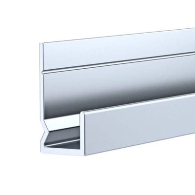 Aluminum J-Cap - 1/4" Face for 3/32" Material - Eagle Mouldings