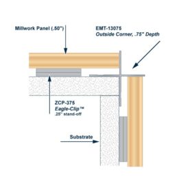 Aluminum Outside Corner Trim | Architectural Millwork Corner Trim