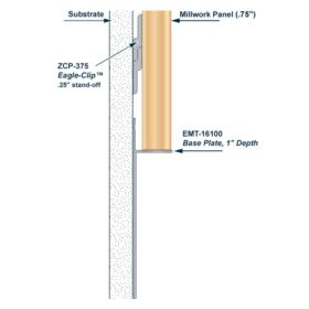 Aluminum Base Trim | Architectural Millwork Base Plate
