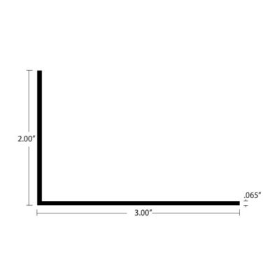 2" X 3" X .065" Aluminum Angle (Unequal Leg) | Eagle Aluminum