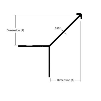 Architectural Millwork Arrow Outside Corner Trim | Eagle Aluminum