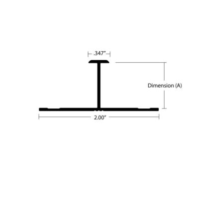 Aluminum Divider Bars and Moulding | Divider Moulding