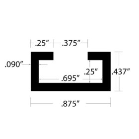 Aluminum C Channels | C Channel Track & Profiles for Sale