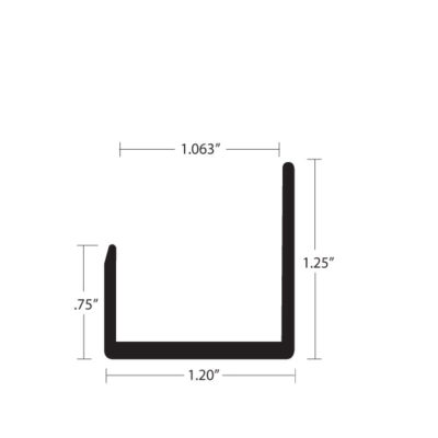 J Channel for Metal Siding | Aluminum Decking Edge Trim