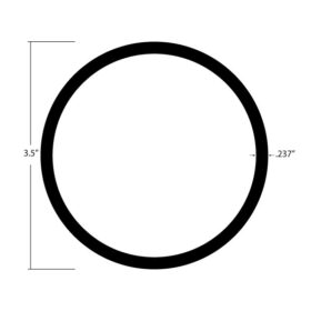 Round Schedule 40 Metal Pipe - 4-1/2″ x .237″ Wall