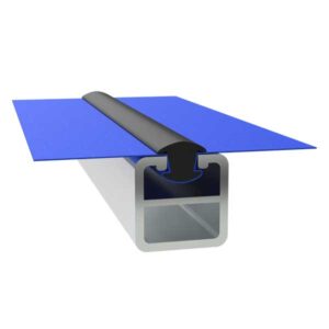 Aluminum Awning Staple Tube Pieces - 1" x 1" x .095"