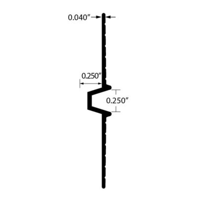 F Reveal Bead- Architectural Trims -1/2" Drywall - Eagle Aluminum