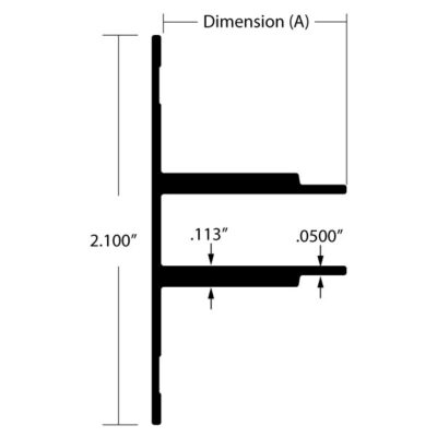 Focus Channel Reveal - Architectural Aluminum Trims - Millwork - Eagle Aluminum